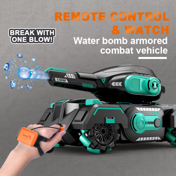 Remote Control Vehicle Monster Truck Water bullet tank car 4G RC Water ...