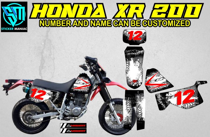 Honda XR 200 full body decals | Lazada PH
