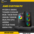 [ COMPLETE PC SET ] AMD Ryzen 5 5600G CPU Desktop Package with Built-in ...