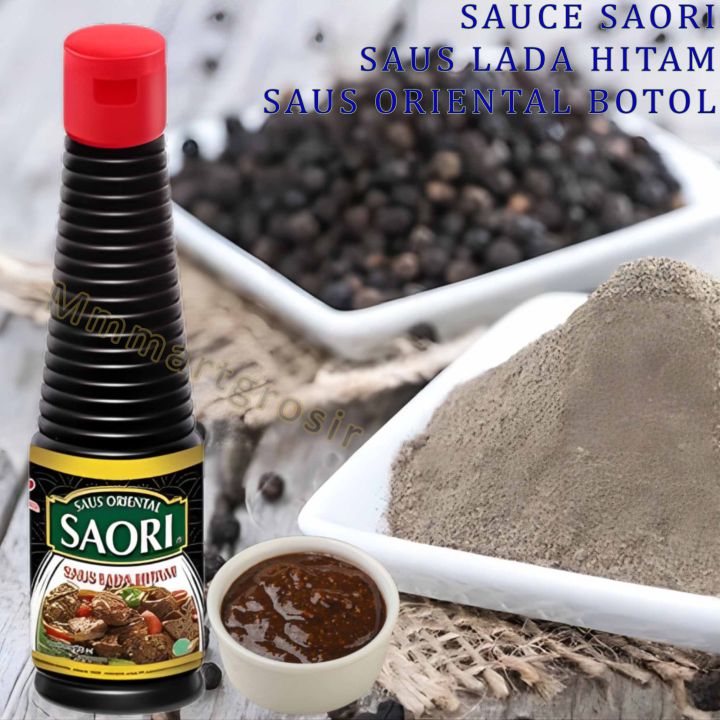 Sauce Saori / Saus Lada Hitam / Saus Oriental Botol / 133ml | Lazada ...