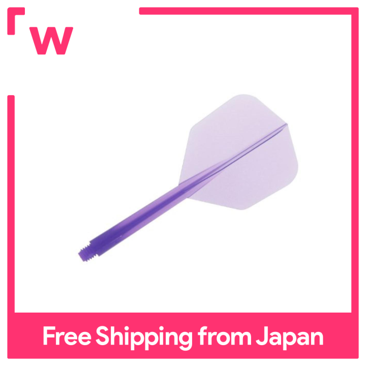 Darts Flight [CONDOR] Small Long Clear Purple | Lazada