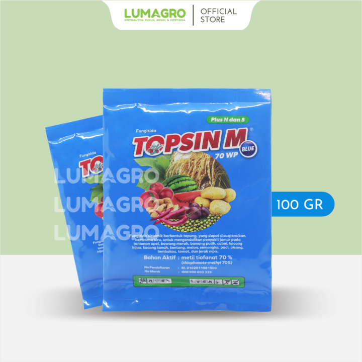 Fungisida Topsin M 70WP 100gr Metil Tiofanat Pengendali Penyakit Bercak ...