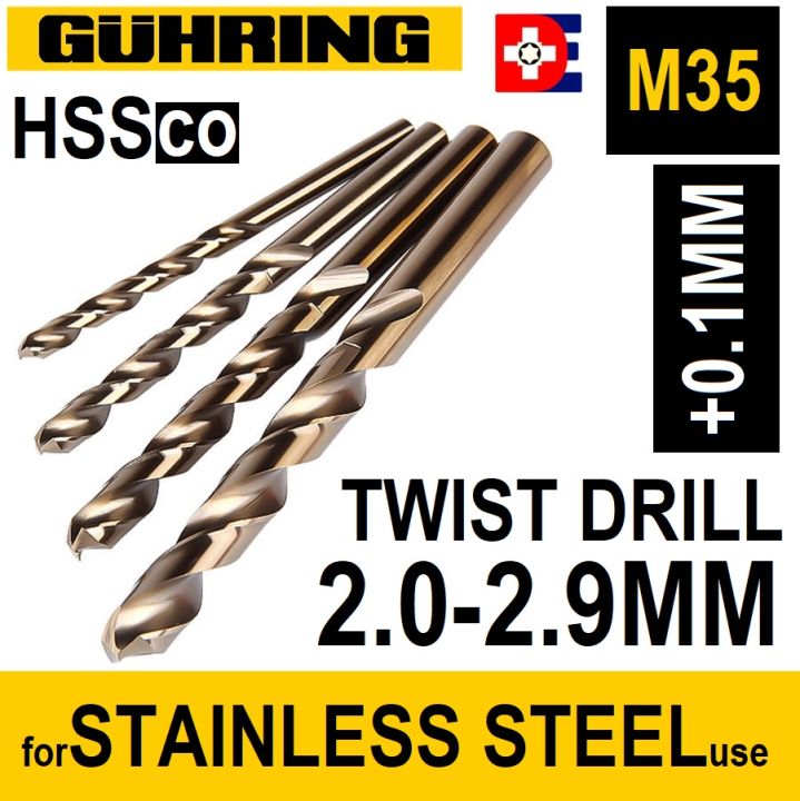 drilling bit Guhring Germany cobalt M35 HSSco Drill bit Jobber drill ...