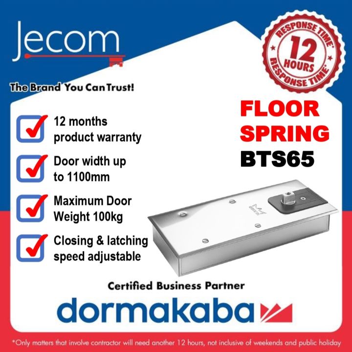Dormakaba BTS65 Floor Spring | Dorma BTS65 Floor Spring | Lazada Singapore