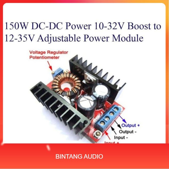 STEP UP DC to Dc 150watt / Penaik Tegangan DC | Lazada Indonesia