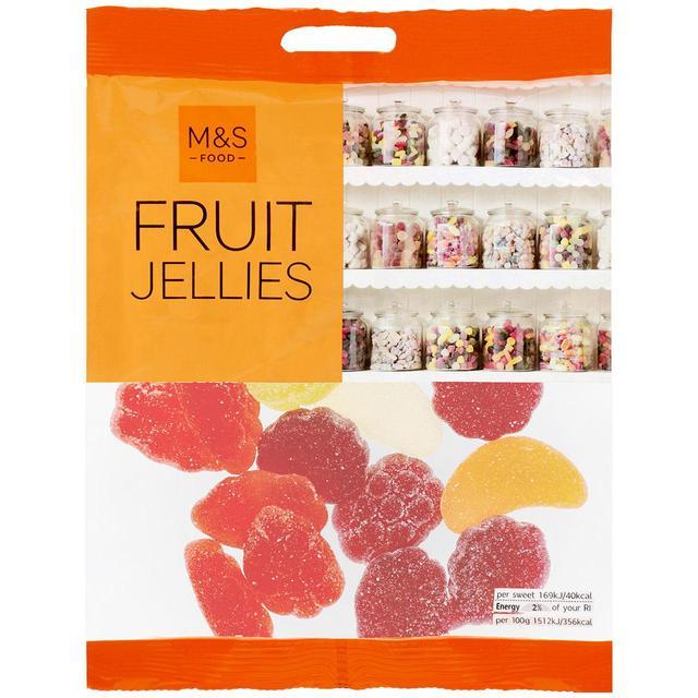 M&S Fruit Jellies 200g x1 Marks and Spencer Blackcurrant Orange Lime ...