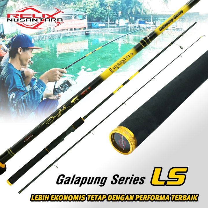 Joran Pancing RELIX NUSANTARA JANGKRIK GALAPUNG LS 602 ML 180 cm 14lb,Rod Galatama | Lazada ...
