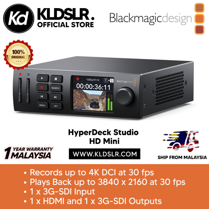 Blackmagic Design HyperDeck Studio HD Mini (Blackmagic Design Malaysia) | Lazada
