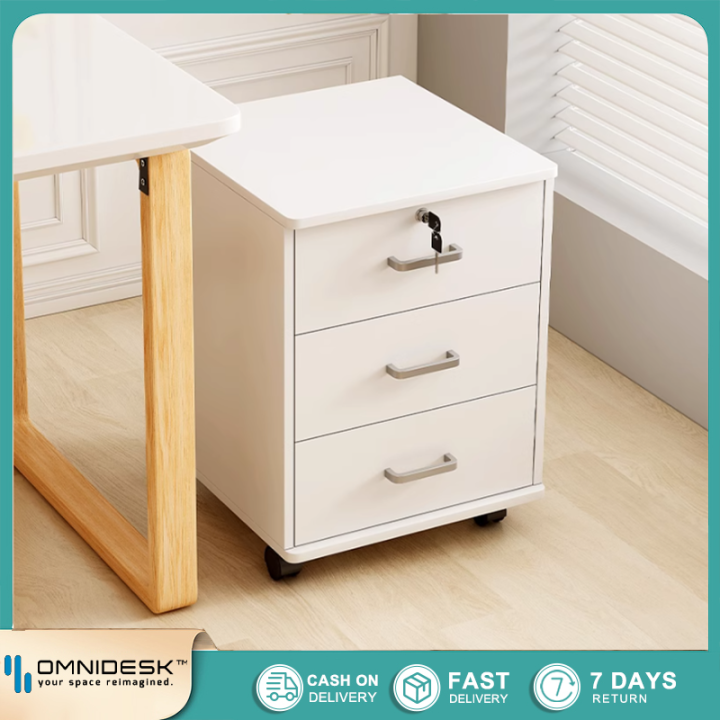 THEOMNIDESK 3 layers Offical File Locker with Lock Modern Office ...