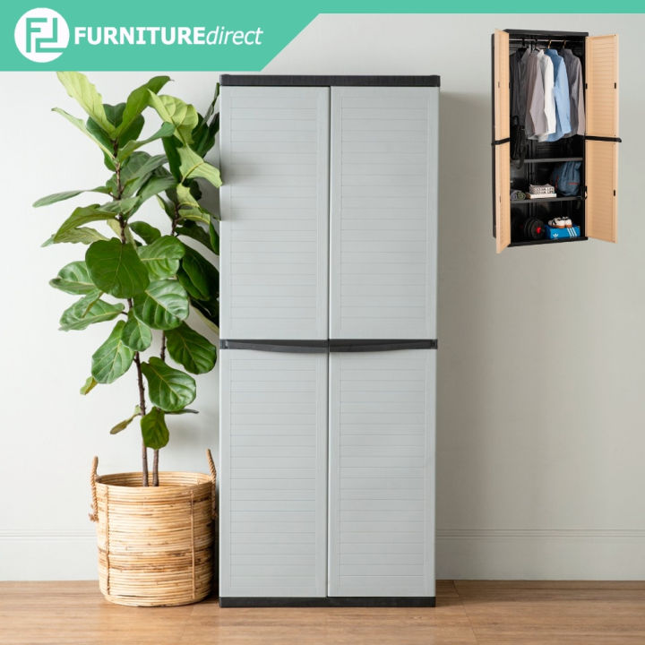 MUSE Design OPTIMUS 2 Door Plastic Wardrobe Almari plastik waterproof ...