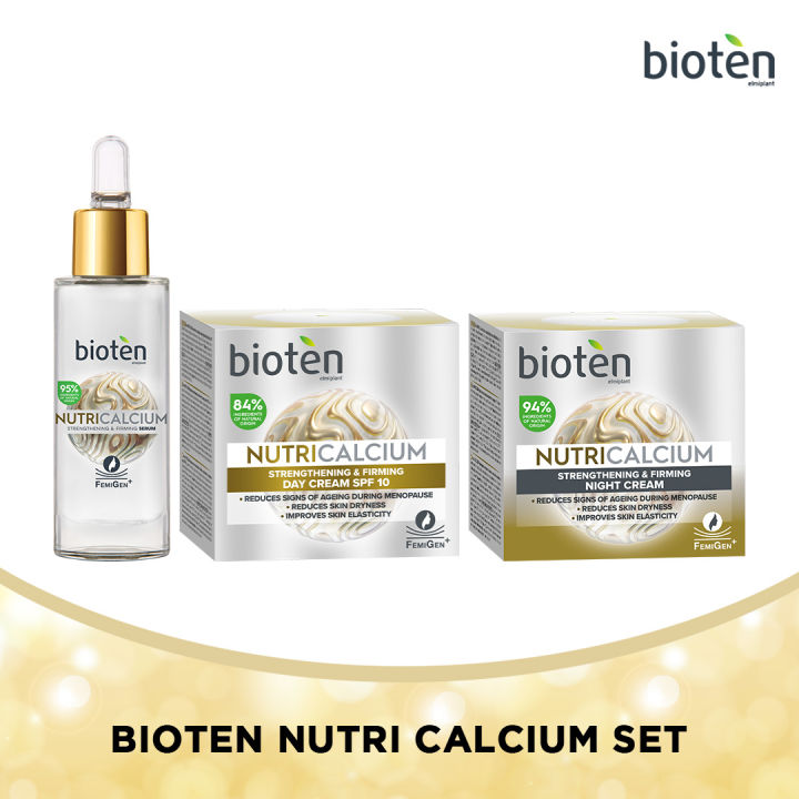 EXCLUSIVE BUNDLES: Bioten Nutri Calcium Face Serum 30ml + Day Cream ...
