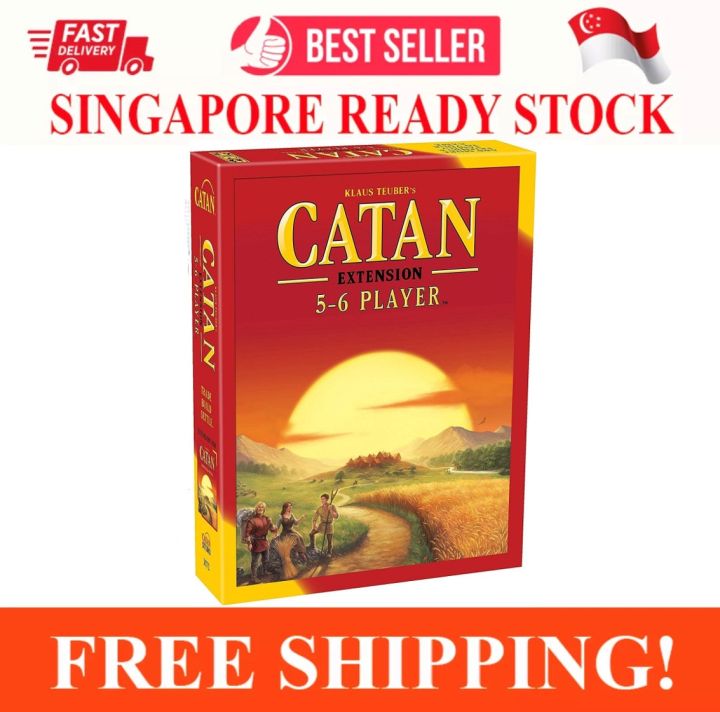 CATAN EXTENSION 5-6 PLAYER THE SETTLERS OF CATAN EXTENSION THE BOARD ...