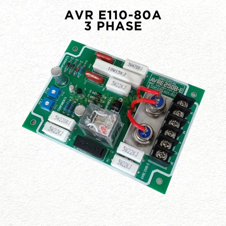 AVR Genset Universal E110-80A 3 Phase AVR Generator E110-80A 3 Phase ...