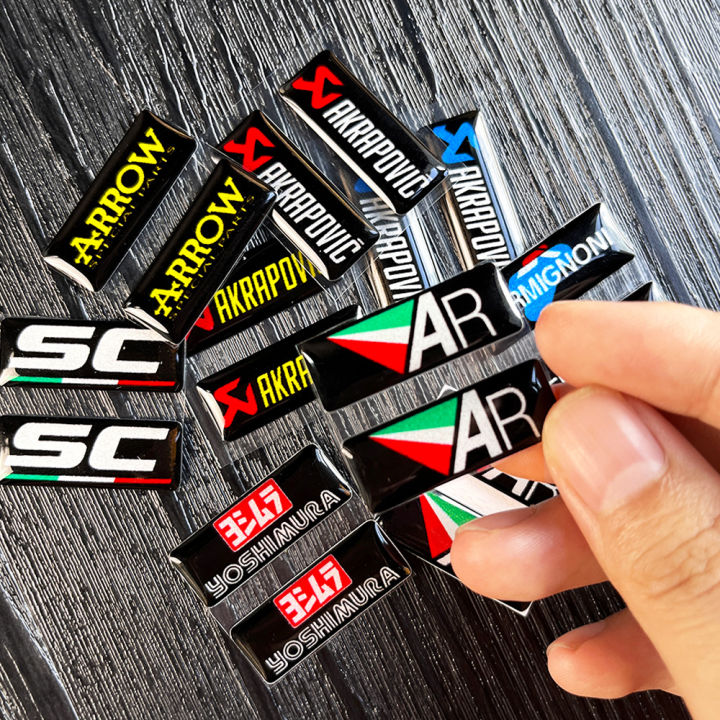 AKRAPOVIC AR SC ARROW TERMIGNONI Yoshimura 3D Resin Gel Sticker ...