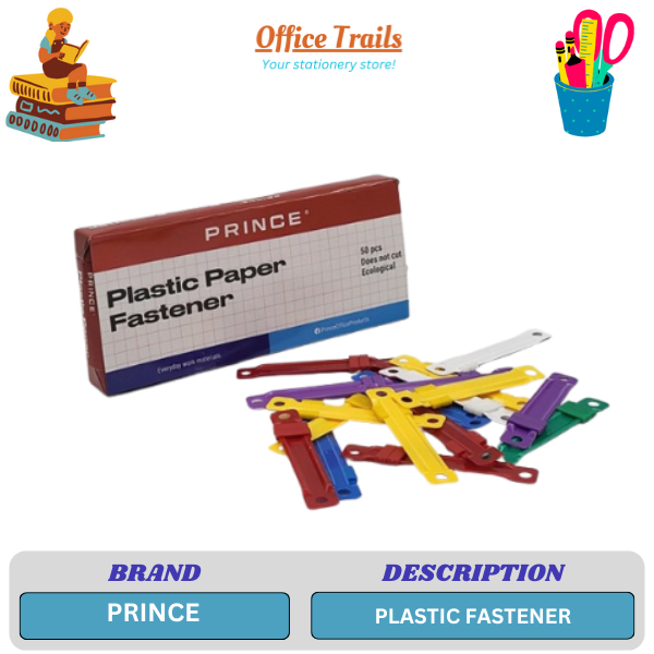 Paper Fastener Plastic Prince 50sets | Lazada PH