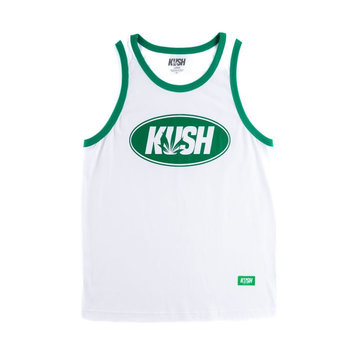 KUSH Co. ELLIPSE (White) Tank Top | Lazada PH