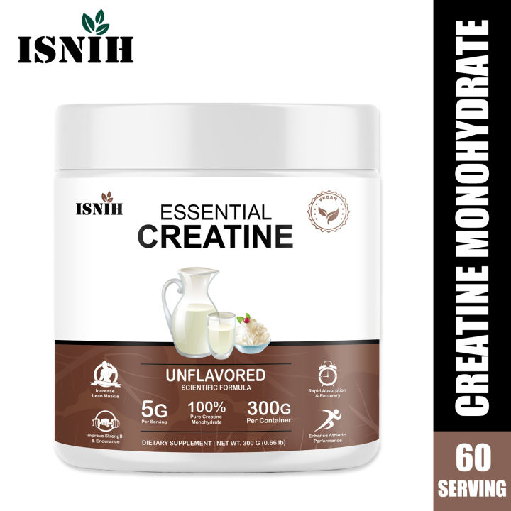 ISNIH Creatine Monohydrate Powder Muscle Repair Supplements for Men and ...