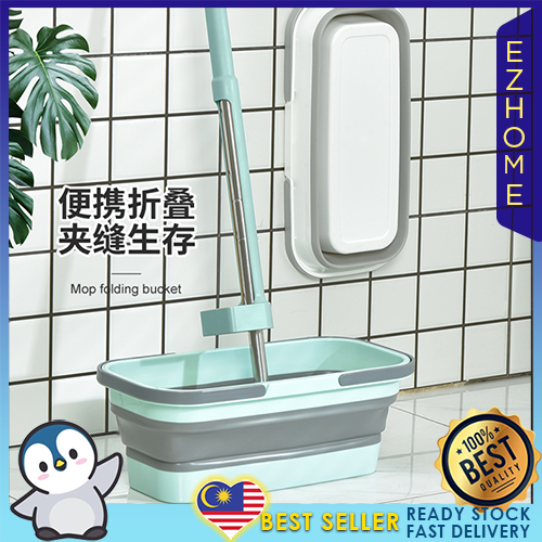 EZ Home® Foldable Mop Bucket With Handle/Baldi Lipat/Collapsible Pail ...