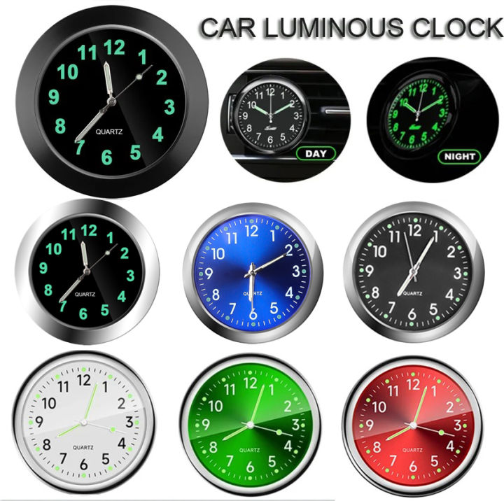 Car Clock Luminous Automobiles Internal Mini Digital Watch Digital ...