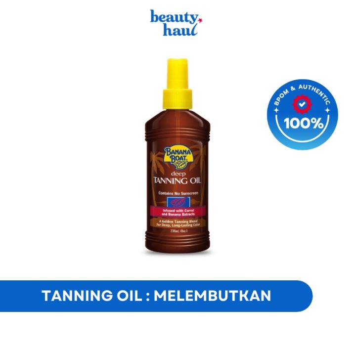 BANANA BOAT Deep Tanning Oil 236ml | Lazada Indonesia