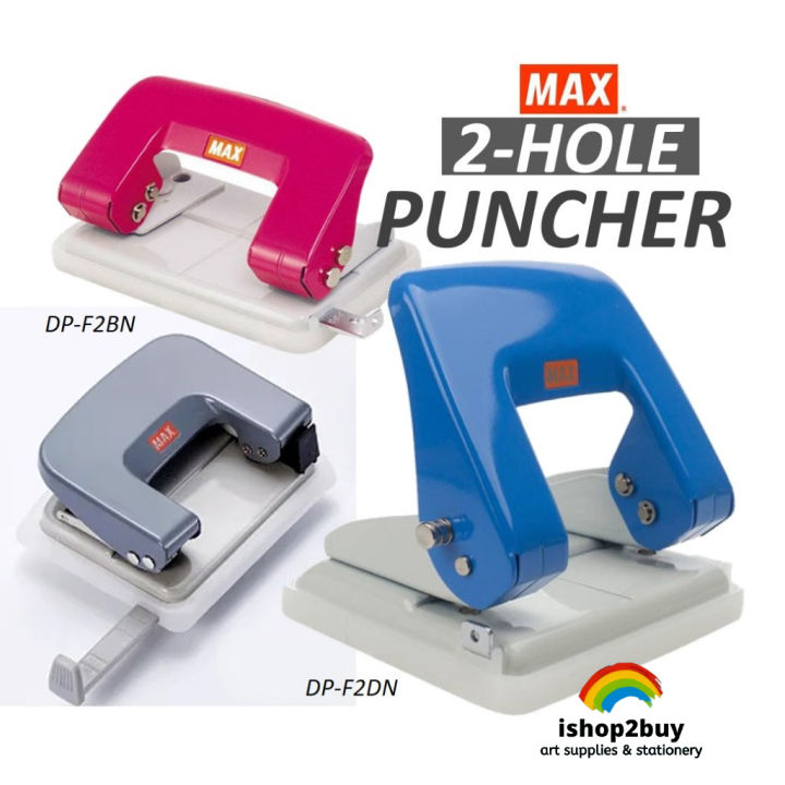 MAX Puncher 2-Hole Punch B Type and D Type DP-F2B / DP-F2BN / DP-F2D ...