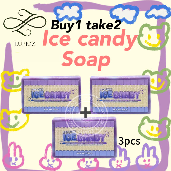 Ice Candy Soap whitening and Anit-ance 100x Whitening 135g Whitening ...