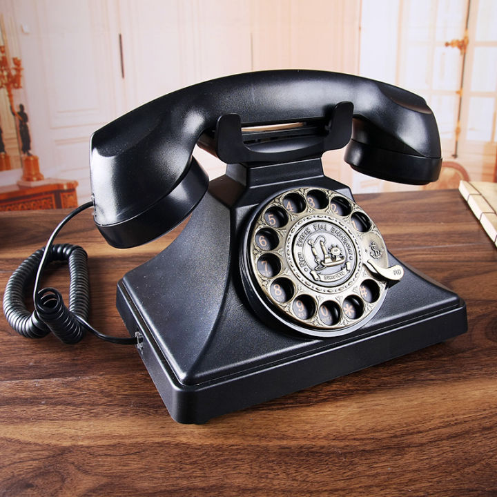 TQJ old-fashioned European antique telephone American retro landline ...
