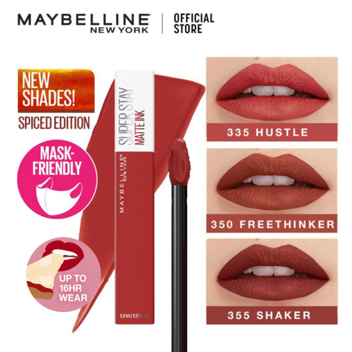 Maybelline Superstay Matte Ink Long Lasting Liquid Lipstick All
