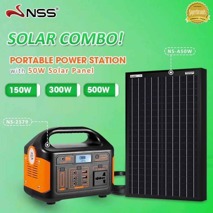 NSS 150W300W500W Solar Power Station 80000mAh Solar Power generator ...