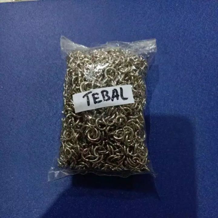 RING O/RING PENGAIT GANCI/KAIT RANTAI 8MM TEBAL 1.5MM 1000 pcs/pak ...