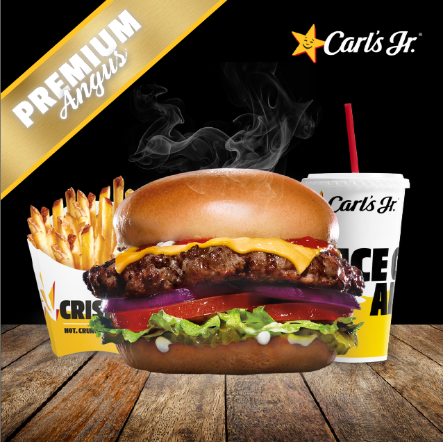 Carls Jr Original Angus Beef Burger Combo Redeem In Store Not