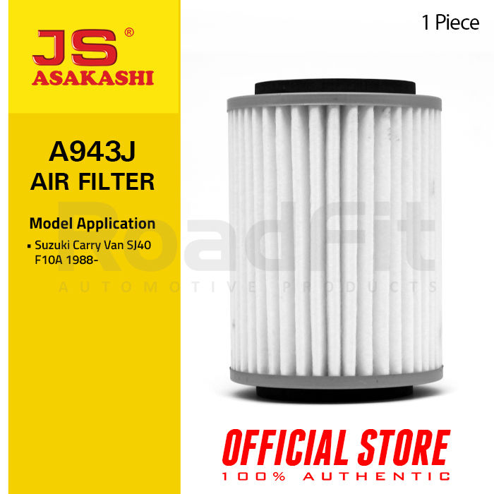 JS Air Filter A943J for Suzuki Carry Van SJ40 F10A 1988- (Vic A-943 ...
