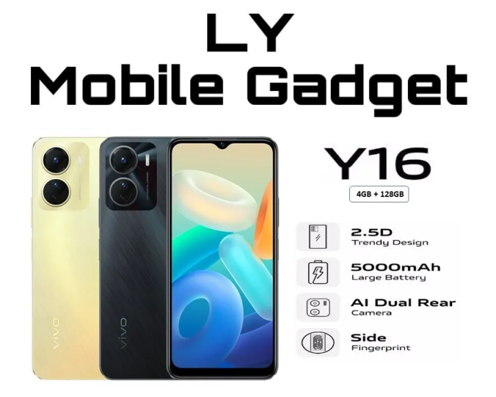 Vivo Y16 (4GB+4GB Extended Ram)+128GB Rom (Original Malaysia Set) | Lazada