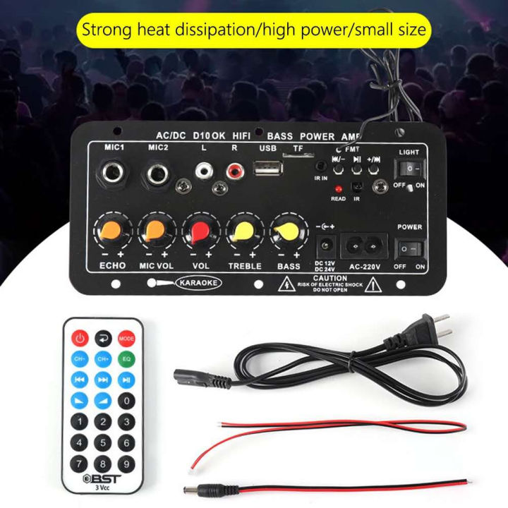 Bluetooth Amplifier 12V/24V/220V Bluetooth Stereo Amplifier Board ...