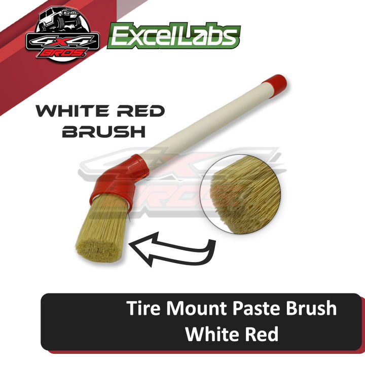 EXCELLABS TIRE MOUNT PASTE BRUSH WHITE RED | Lazada PH