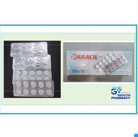 Paracil Paracetamol 500mg 1 X 10's (Exp: 02/2027) | Lazada