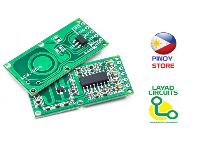 RCWL-0516 microwave doppler radar sensor motion security sensor for ...