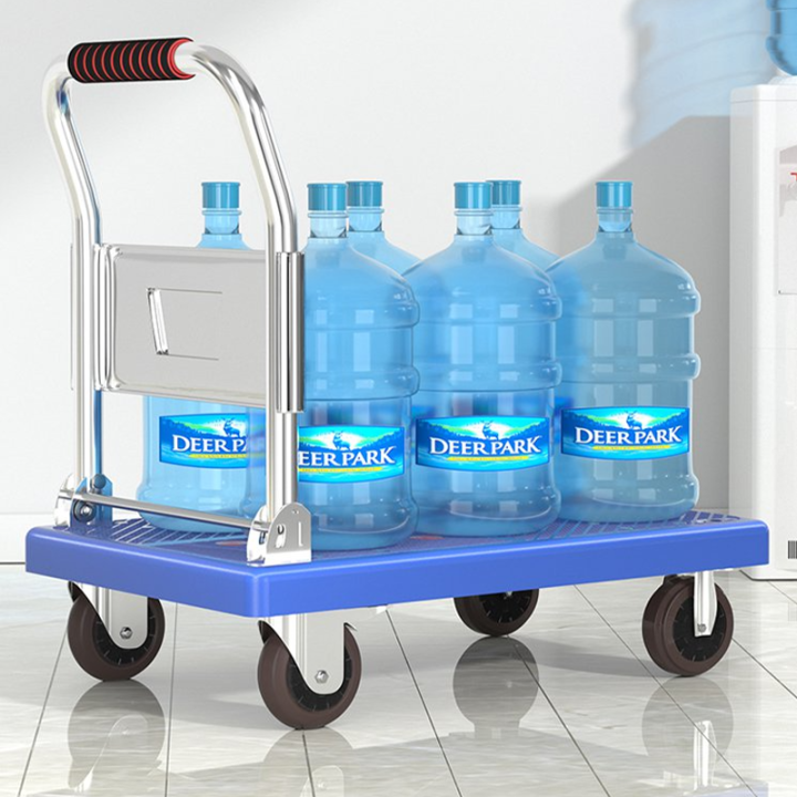 [Fast delivery]Trolley push cart 300kg weight capacity Folding Home ...