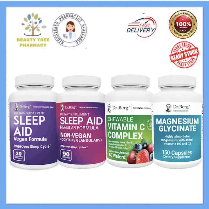 Dr Berg Sleep Aid Vegan Formula Sleep Aid Non Vegan Formula