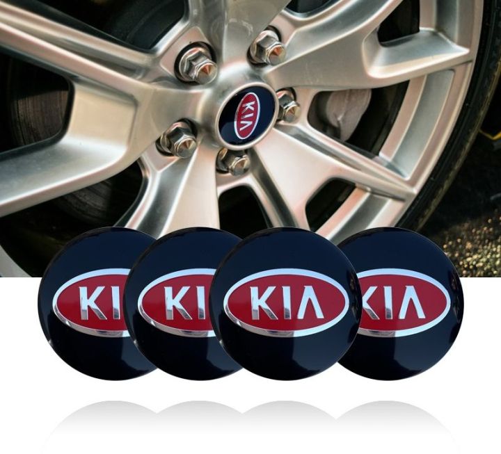 【Premium Quality】 4PCS 56mm Metal Car Wheel Hub Cap Emblem Sticker Rim ...