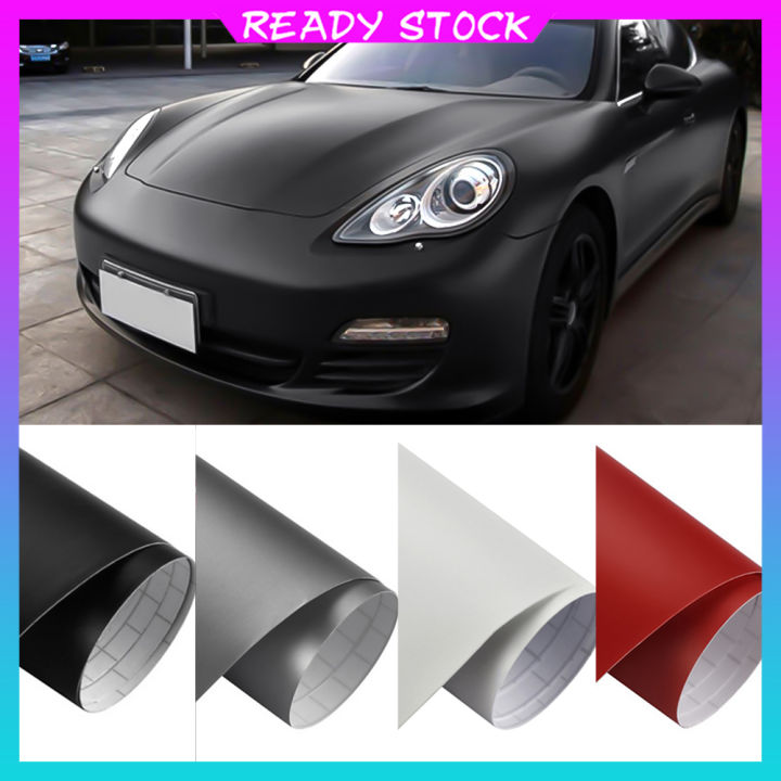 Car Matte Vinyl Film Stickers Black Auto Body Styling Wrap Film ...