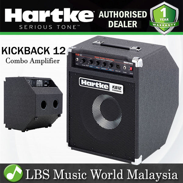 Hartke Kickback KB12 500W 1x12 Inch Speaker Amplifier Bass Combo Guitar ...