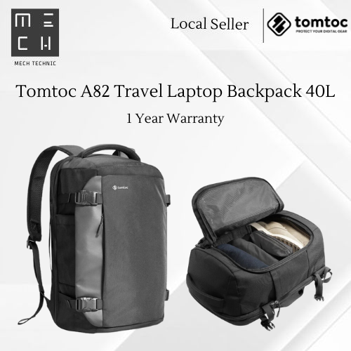 Tomtoc A82 Travel Laptop Backpack 40L | Lazada Singapore