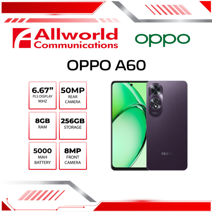 OPPO A60 MIDNIGHT PURPLE 8GB 256GB | Lazada PH