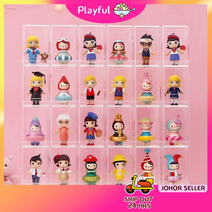【PLAYFUL】 Acrylic display box cartoon Figure dolls transparent ...
