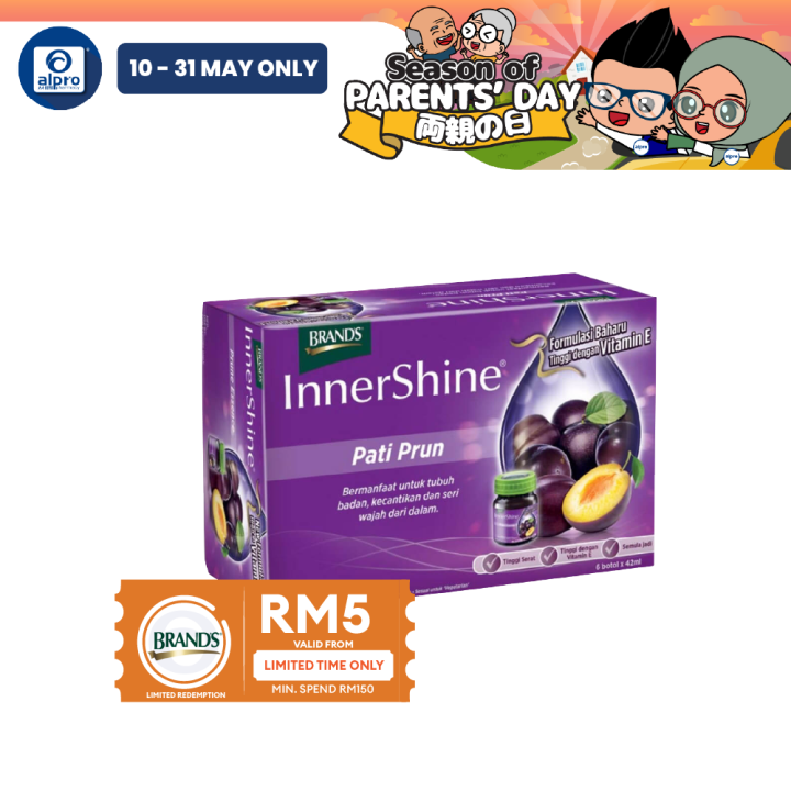 Brands Inner Shine Prune Essence 6 x 42ml (Pati Prun) | Lazada