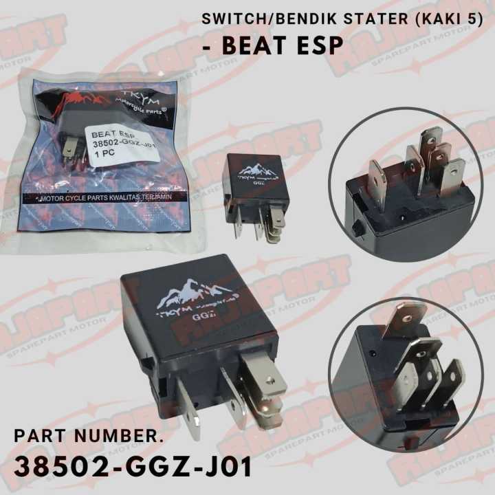 BENDIK STARTER RELAY STARTER BEAT ESP BEAT F.I KAKI 5 (GGZ) Original ...