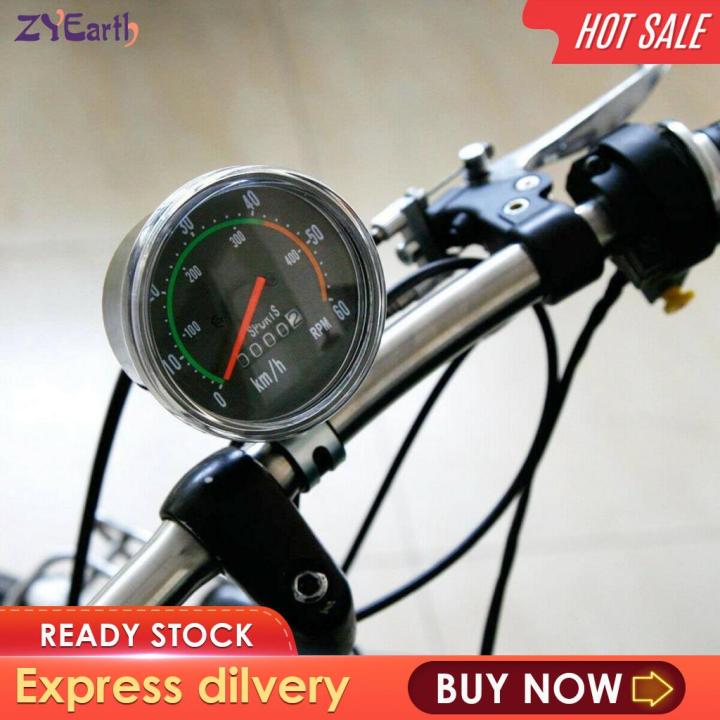 ZYEarth Vintage Style Speedometer ANAlog Mechanical Odometer with ...