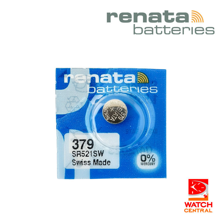 Renata 379 SR521SW Watch Battery 1 Piece | Lazada PH