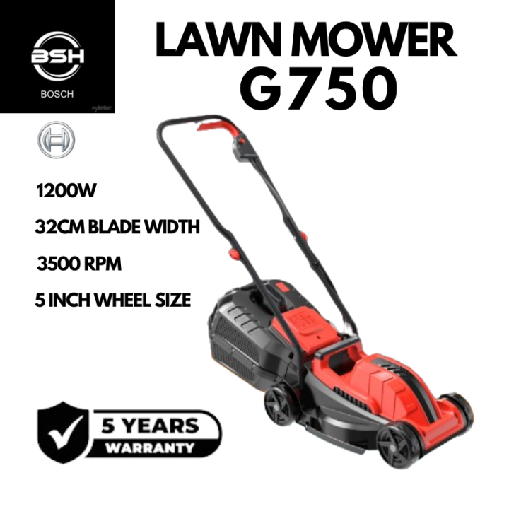 Hand-push lawn mower multi-function EV BSH G750 Electric Lawn Mower ...